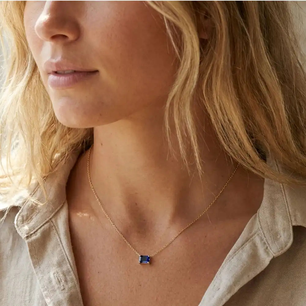 Sapphire Necklaces: September Birthstone | EG Jewelry